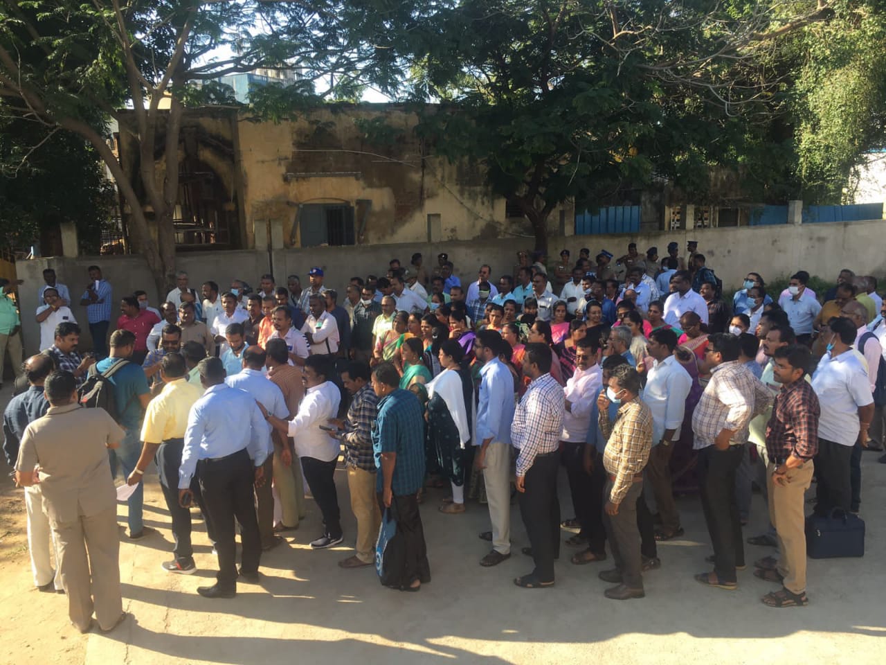 AUT Demonstration for CAS in front of DCE office, Chennai – 28/12/2022 ...